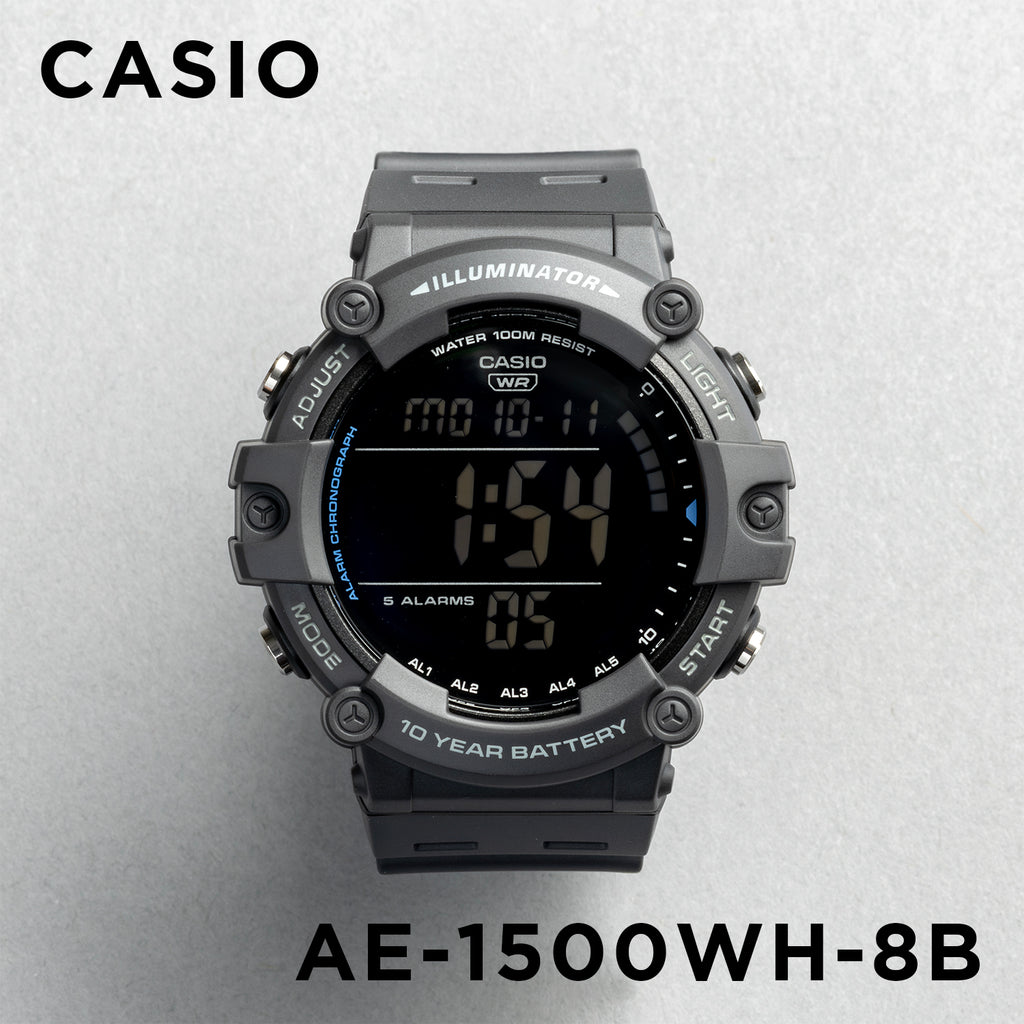 Casio Standard Mens AE-1500WH. 腕時計 ae-1500wh-8b_1