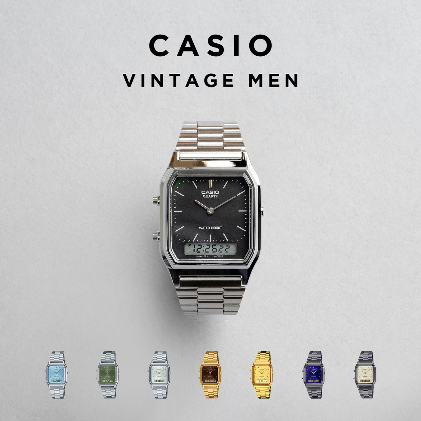 CASIO カシオ MTP-B185D メンズ 腕時計 5気圧防水 10年保証